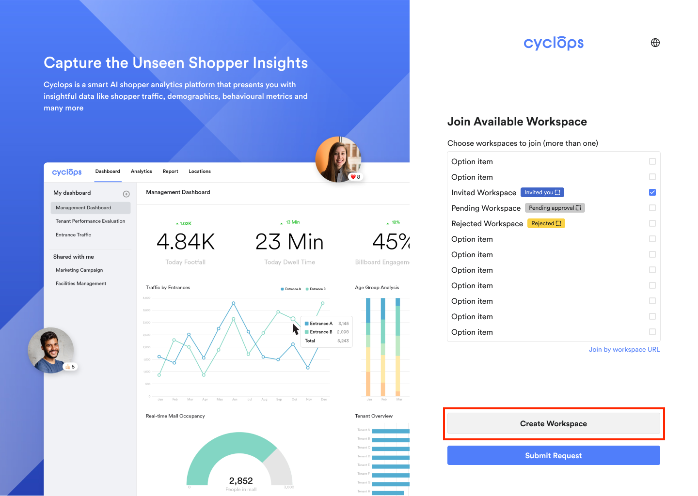 How To Create A Workspace Cyclops Help Center